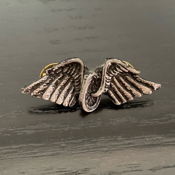 Jewelry | Vintage Wheel Wing Pin | Poshmark